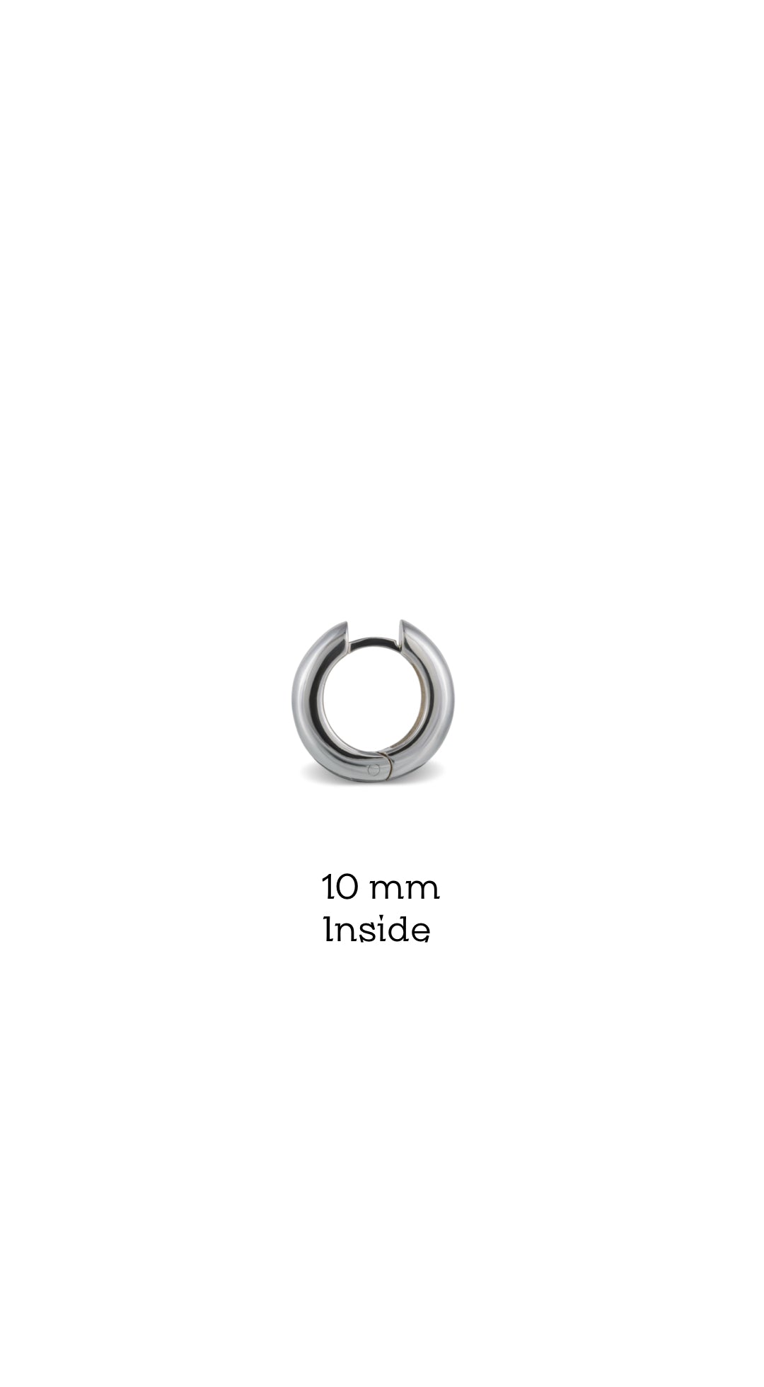 Chunky silver huggie earrings - DYCH.NET